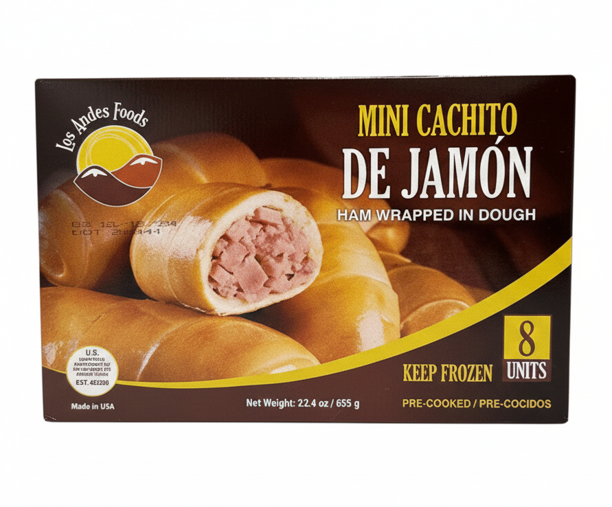 Minis cachito de Jamon - 8 Units | Los Andes Foods – saboresmarketfrozen