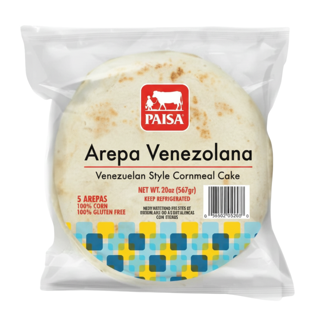 Arepa Venezolana - 5 unidades | PAISA – saboresmarketfrozen
